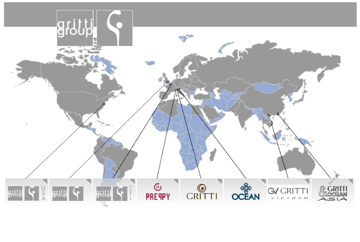 Gritti Group worldwide
